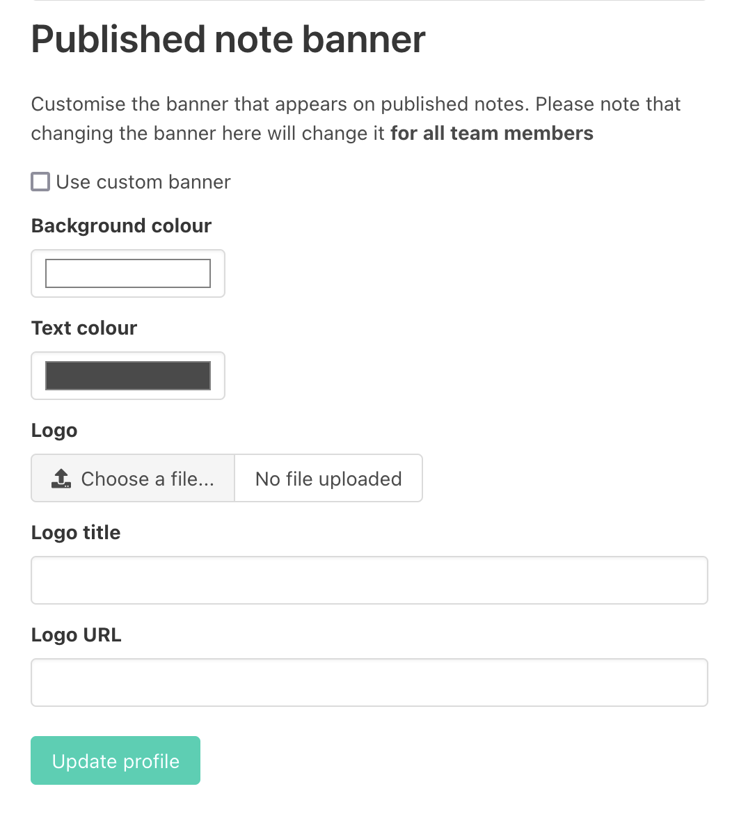 Customising the Joplin Cloud publishing banner | Joplin